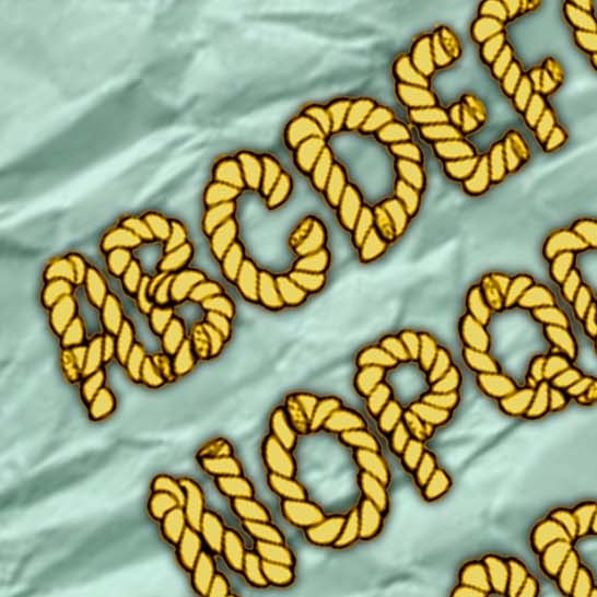 ユニーク！ロープをモチーフにデザインされた欧文フリーフォント2種類 － Free-Style – ALL FREE